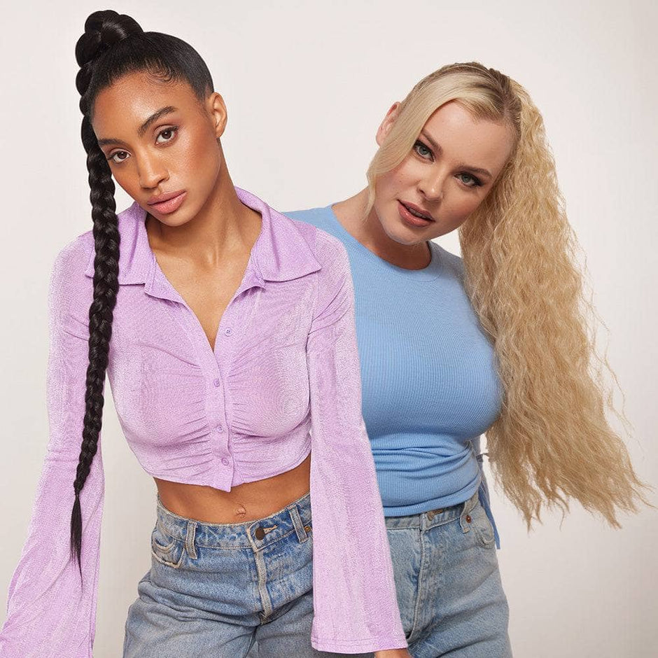 Hi, I'm Shayla | Extra Long Soft Curls Ponytail Extension | INH Hair ...