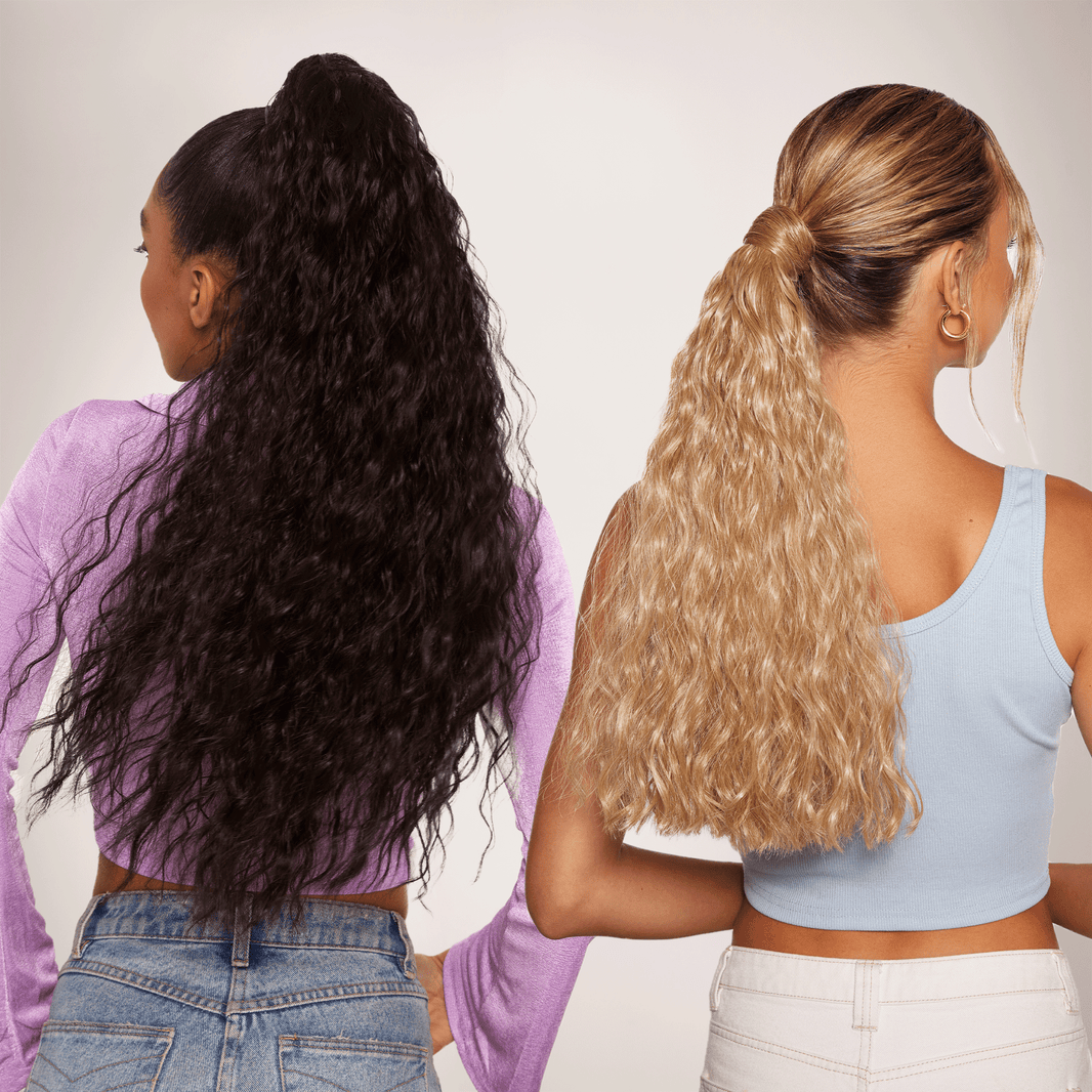 Hi, I'm Shayla | Extra Long Soft Curls Ponytail Extension | INH Hair ...