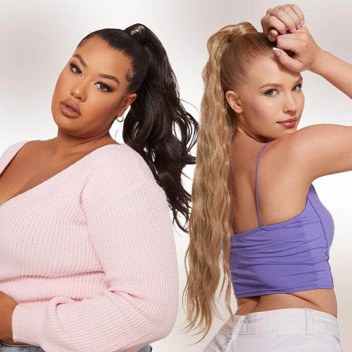 Hi, I'm Jordynn | Mid-length Pre-Curled Ponytail Extension | INH Hair ...